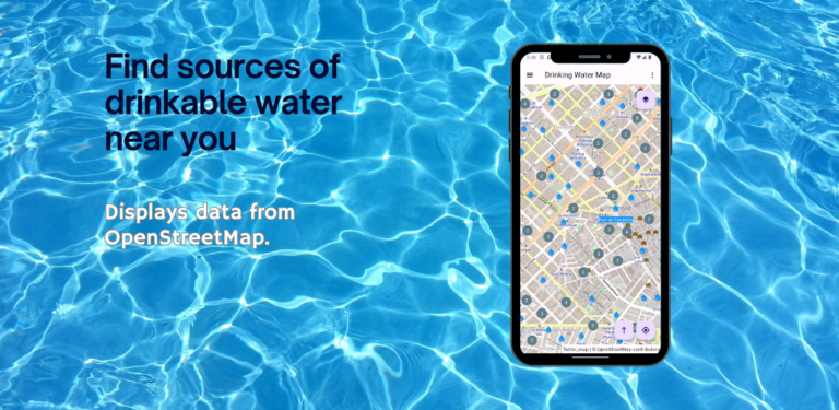 Drinking Water Map android app - Alexandros Georgiou